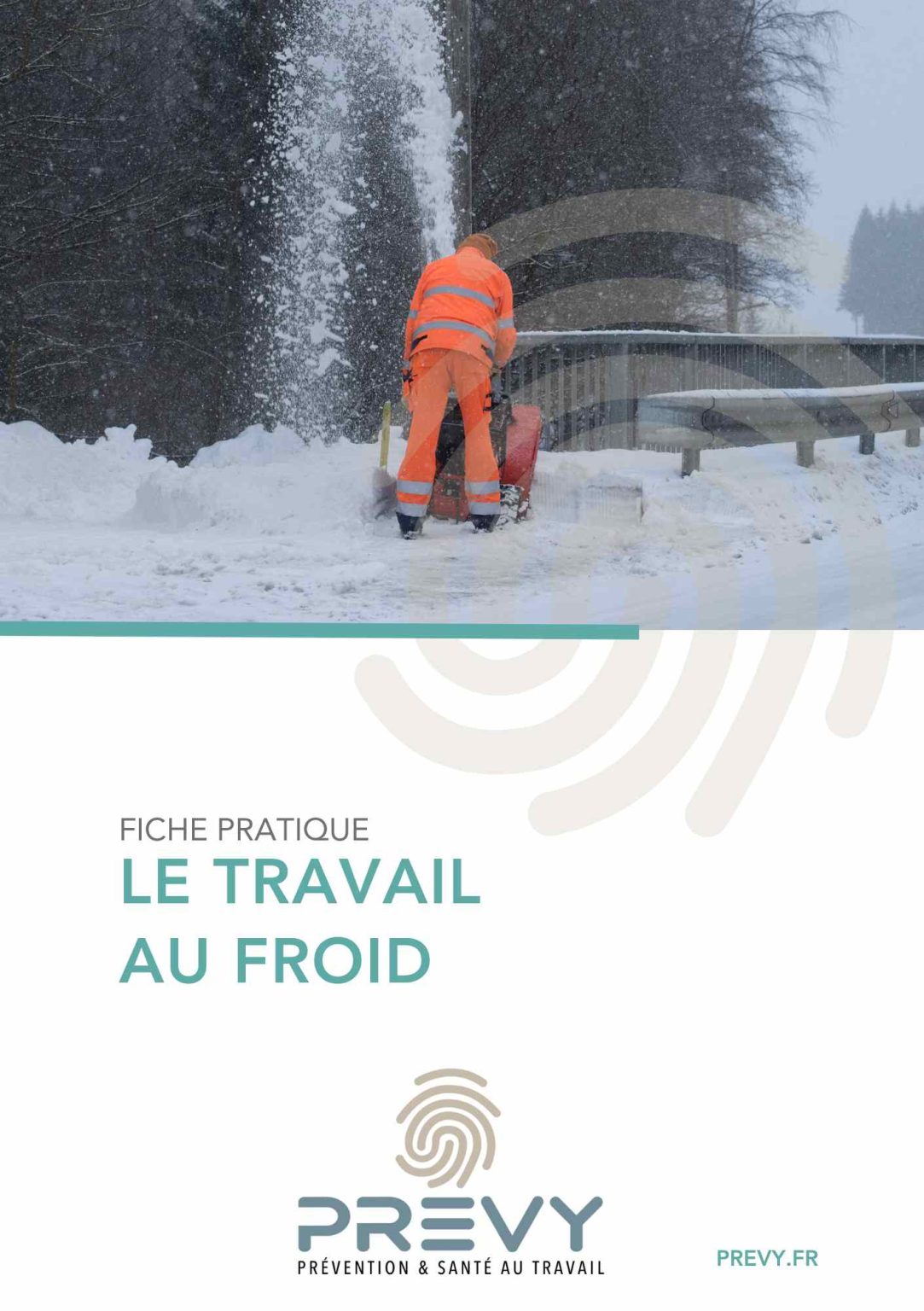 Livret – Travail dans le froid - PREVY