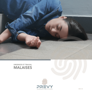 Livret PREVY – Malaises - PREVY