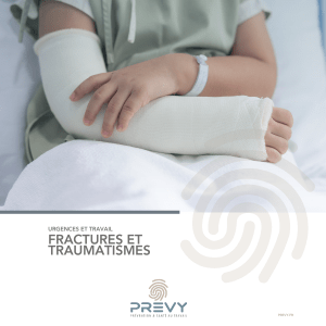 Livret PREVY – Fractures et traumatismes - PREVY