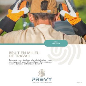 Livret – Bruit en milieu de travail – employeur - PREVY