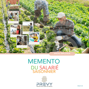 Fiche – Repère employeur pour le salarié saisonnier - PREVY