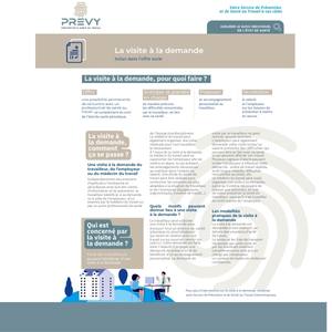 Fiche – La visite à la demande - PREVY