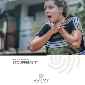 Livret PREVY – Étouffement - PREVY